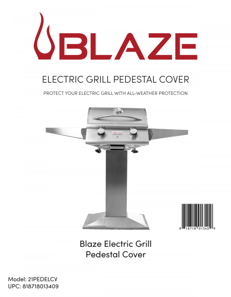 Blaze Electric Pedestal Grill - Premier BBQ Islands
