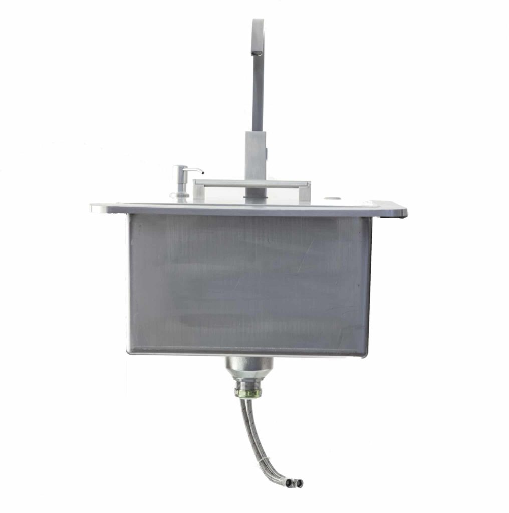 21″ Sink with Faucet, Drain, Soap Dispenser - Premier BBQ Islands
